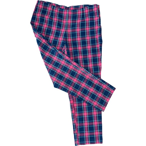 Time and Tru | Pants & Jumpsuits | Time And Tru Blackred Plaid Side ...